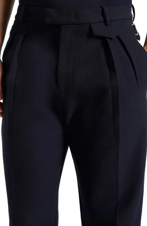 Manière De Voir Pierre Relaxed Fit Pleated Tailored Trousers