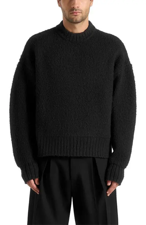 Manière De Voir Brushed Wool Knit Jumper