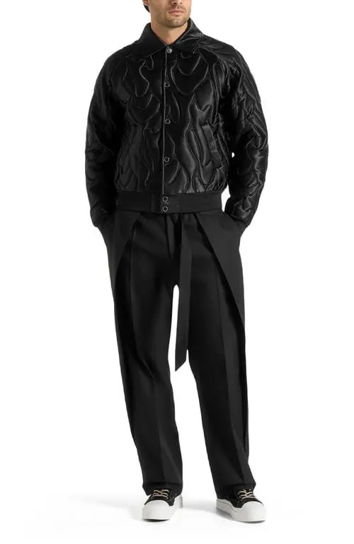 Manière De Voir Ugo Satin Embroidered Jacket