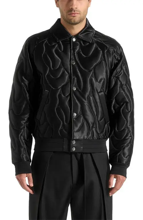 Manière De Voir Ugo Satin Embroidered Jacket