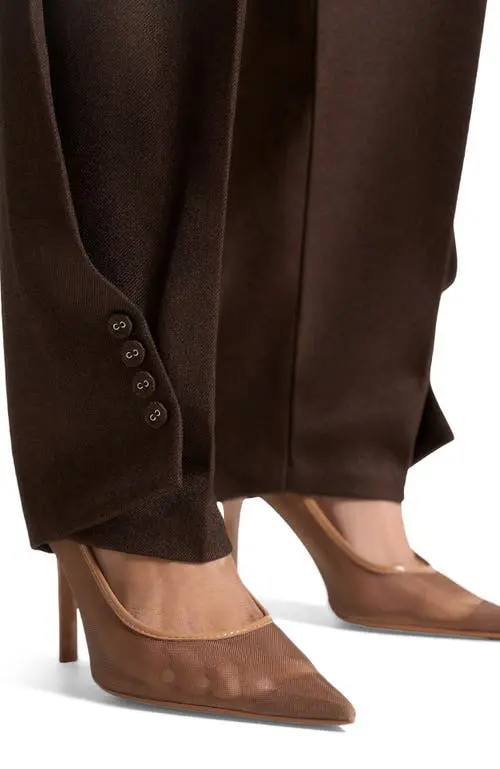 Manière De Voir Sophie Twist Leg Tailored Trousers