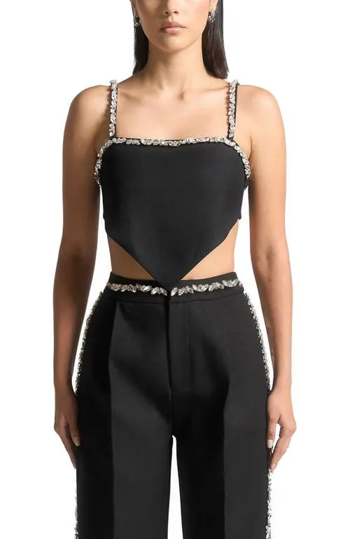 Manière De Voir Eloise Embellished Handkerchief Top