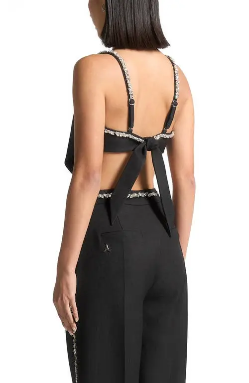Manière De Voir Eloise Embellished Handkerchief Top