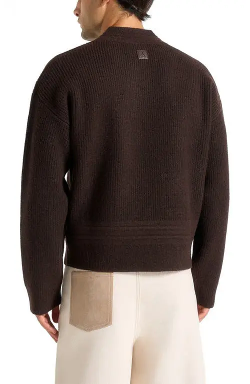 Manière De Voir Remi V-neck Knit Jumper - Brown
