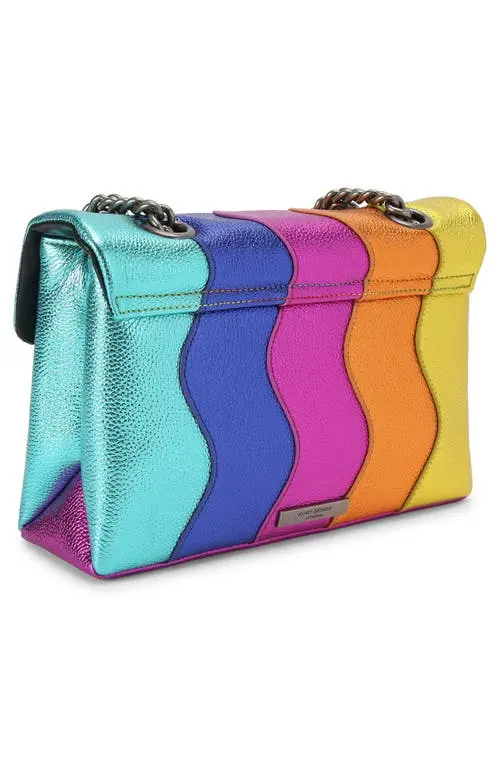 Kurt Geiger Kensington Convertible Leather Crossbody Bag - Rainbow Multi