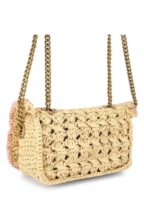 Kurt Geiger Chelsea Woven Shoulder Bag - Open Beige