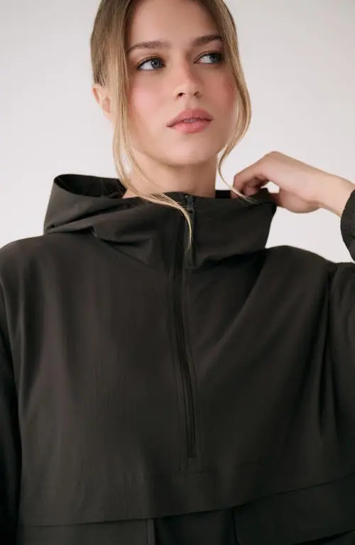 LOLE Sofia Water Repellent Pullover Jacket - Olive