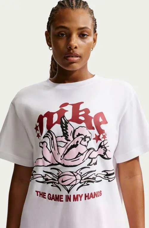 Nike Cotton Graphic T-shirt - White