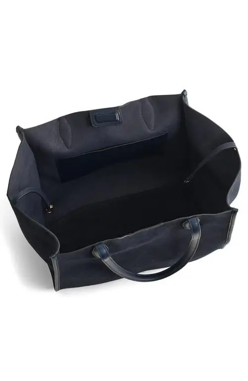 Madewell Suede Lexington Tote - Juniper Berry