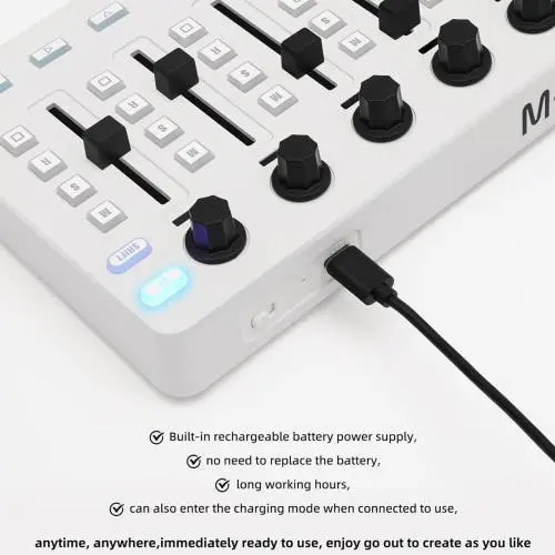 M-WAVE Wireless Midi Controller Usb Midi Mixer