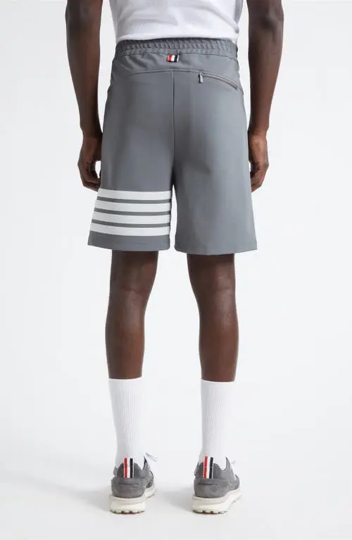 Thom Browne 4-bar Tech Shorts - Medium Grey