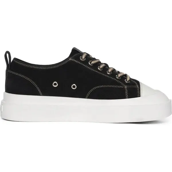 Manière De Voir Vienna Suede Contrast Stitch Sneakers