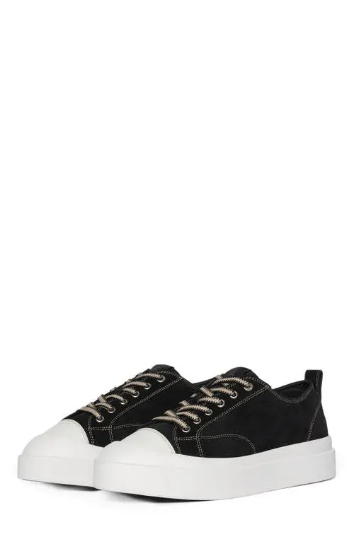 Manière De Voir Vienna Suede Contrast Stitch Sneakers