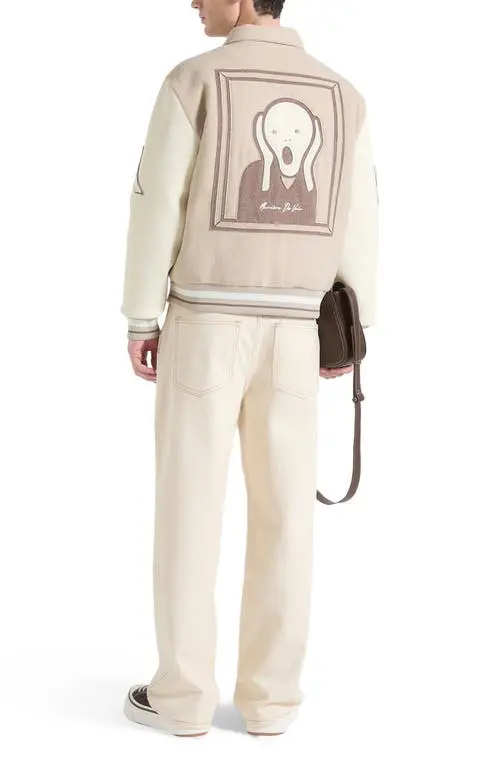 Manière De Voir Le Galerie Wool-blend Varsity Jacket