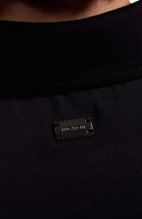 Bugatchi Soft Touch Knit Shirt Jacket - Black