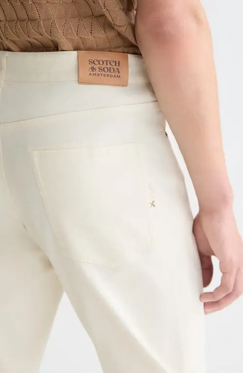 Scotch & Soda Ralston Stretch Twill Slim Fit Pants - Eggnog