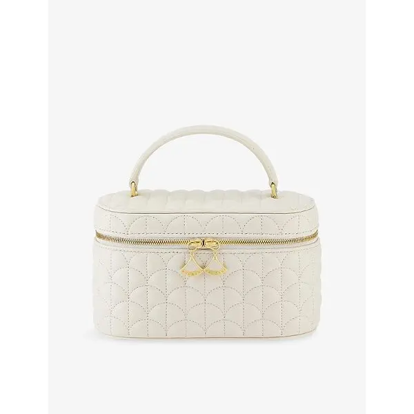 BVLGARI Divas' Dream Leather Vanity Case - White