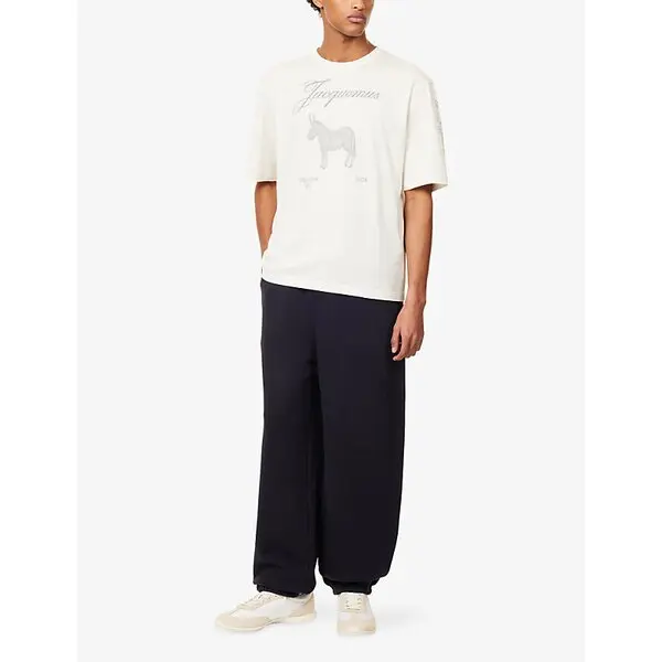 Jacquemus Ane Crewneck Cotton-jersey T-shirt