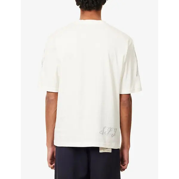 Jacquemus Ane Crewneck Cotton-jersey T-shirt