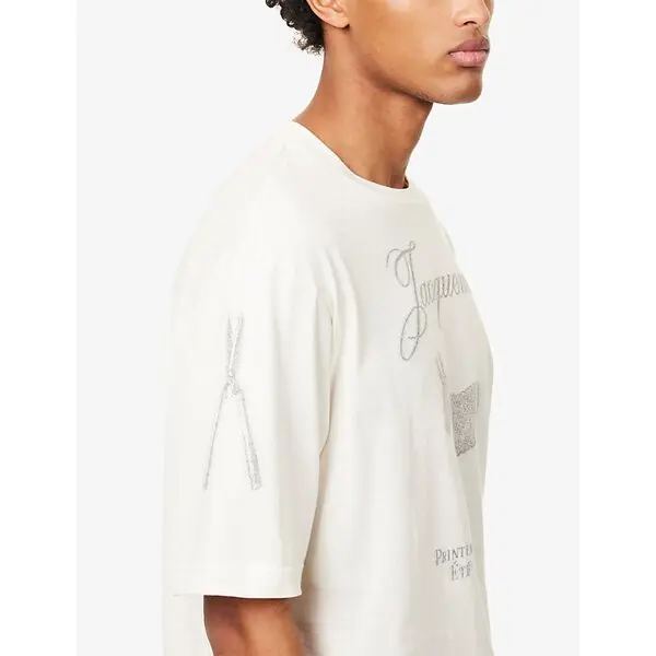Jacquemus Ane Crewneck Cotton-jersey T-shirt