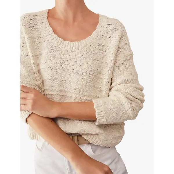 THE WHITE COMPANY Knitted Cotton Jumper