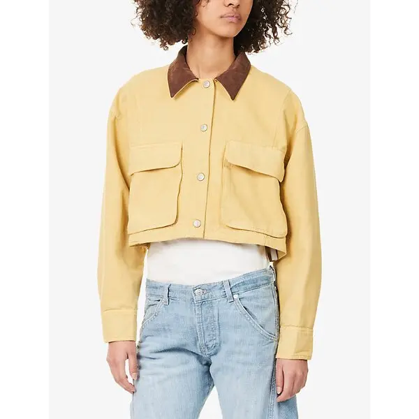 Free People Martha Workwear Cotton Jacket