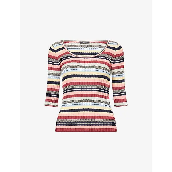 Max Mara Stripe Knitted Top