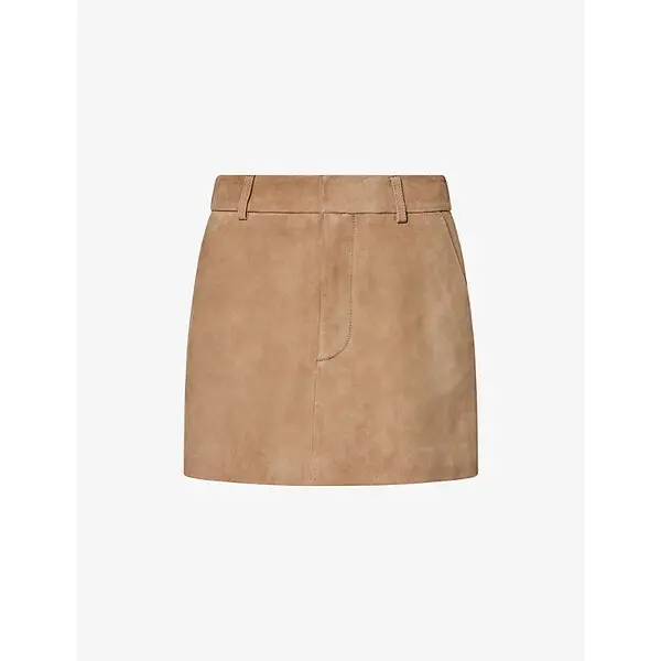 Dissh Suede Mini Skirt