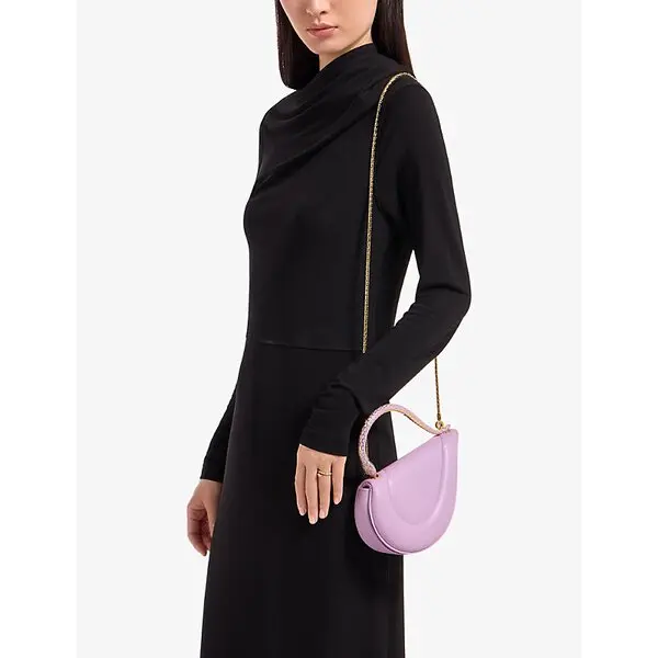 BVLGARI Serpenti Cuore 1968 Top Handle Bag - Purple