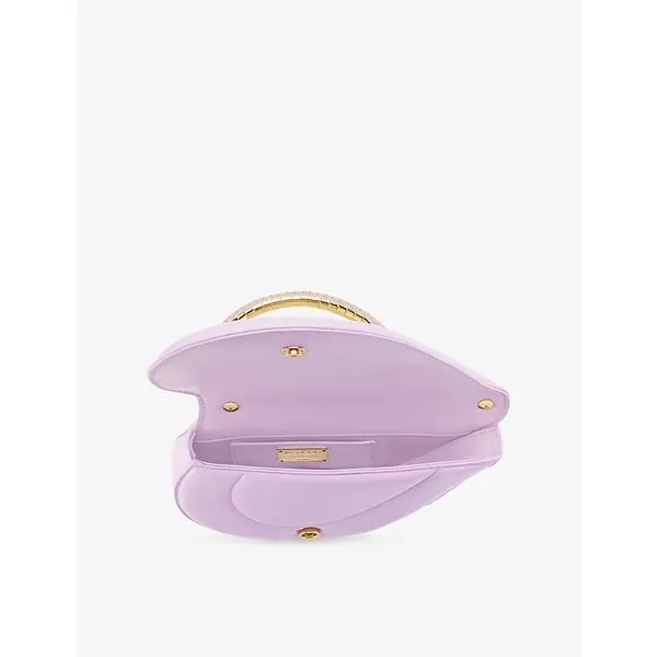 BVLGARI Serpenti Cuore 1968 Top Handle Bag - Purple