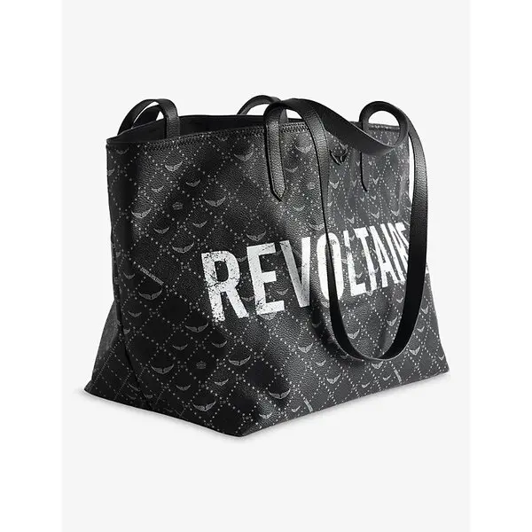 Zadig&Voltaire Z Xl Branded Faux-leather Tote Bag - Black