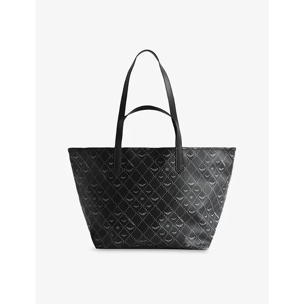 Zadig&Voltaire Z Xl Branded Faux-leather Tote Bag - Black
