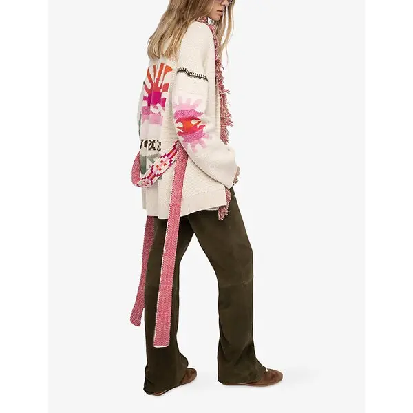 Zadig&Voltaire Wool And Cashmere Cardigan - Cream