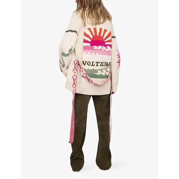 Zadig&Voltaire Wool And Cashmere Cardigan - Cream