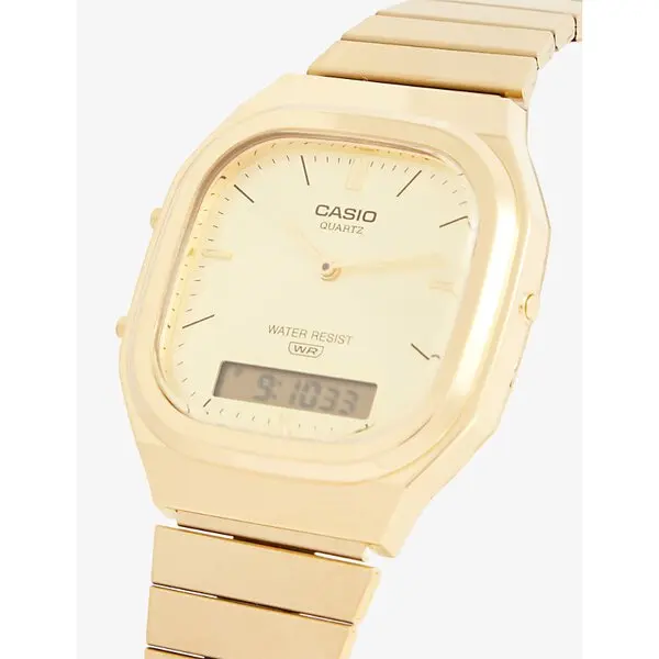 Casio Vintage Stainless-steel Quartz Watch 41mm