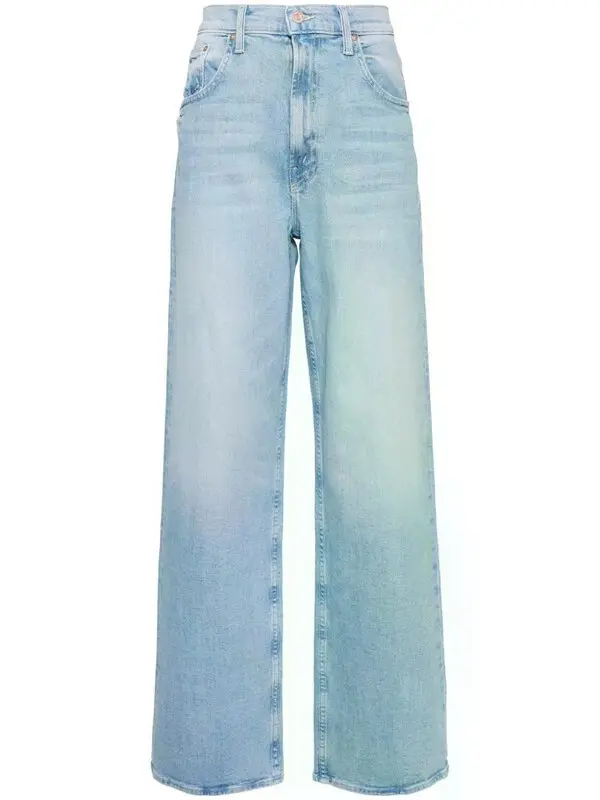 MOTHER High-rise Straight-leg Jeans