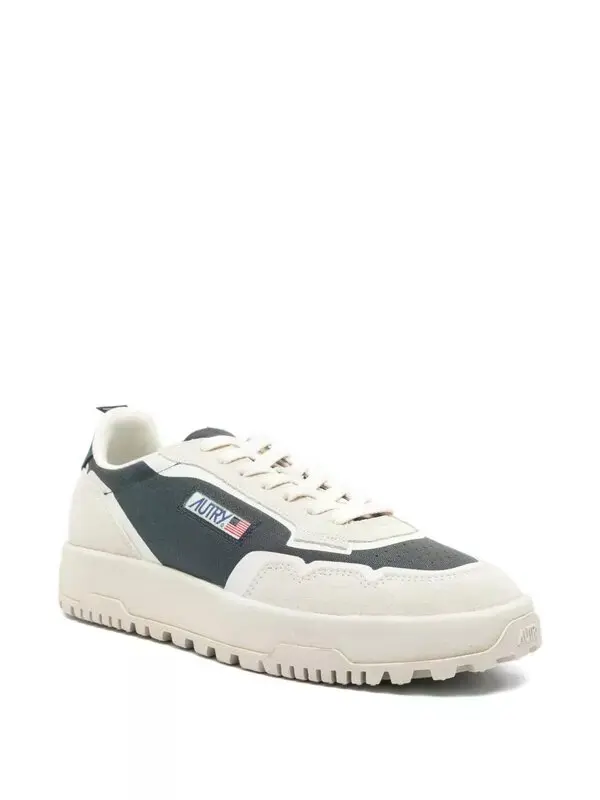 AUTRY Panelled Low-top Sneakers - Neutrals