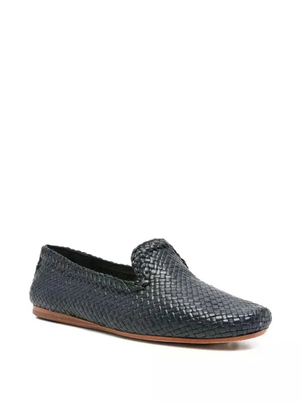 Dragon Diffusion Woven Loafers - Blue