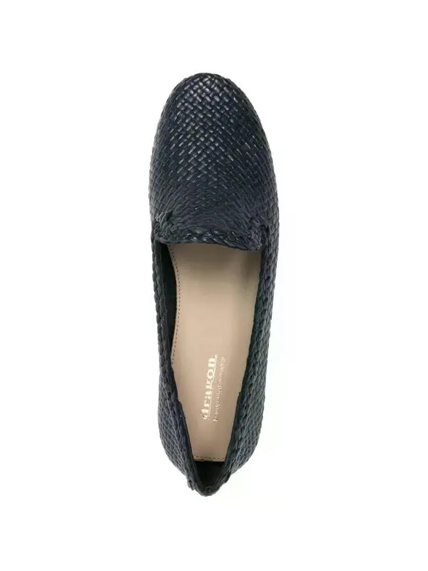 Dragon Diffusion Woven Loafers - Blue