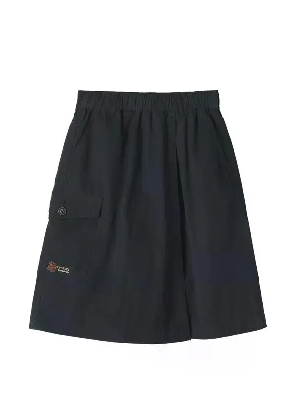 FINGERCROXX Logo Detail Skorts - Grey