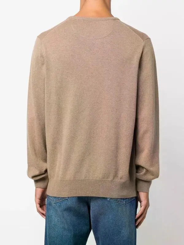 Polo Ralph Lauren Wool Jumper With Embroidered Polo Pony - Brown