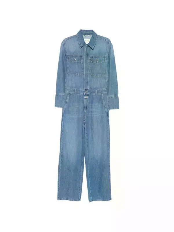 Closed Wyla Chest-pocket Jumpsuit - Blue