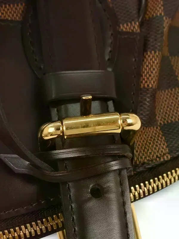 LOUIS VUITTON 2001 Mm Verona Damier Ebene Tote Bag - Brown