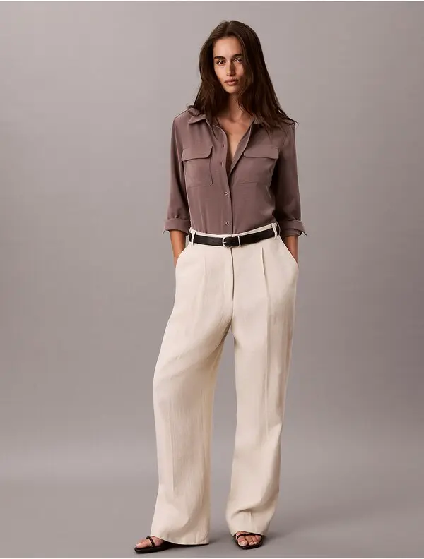 Calvin Klein Utility Classic Button-down Shirt - Iron