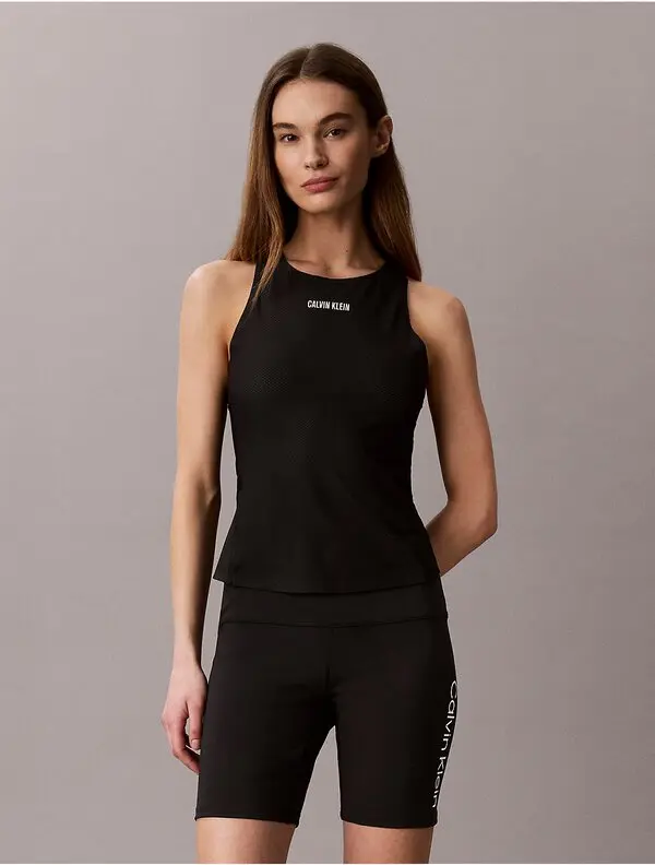 Calvin Klein Mesh Tank Top - Black