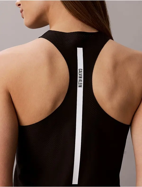 Calvin Klein Mesh Tank Top - Black