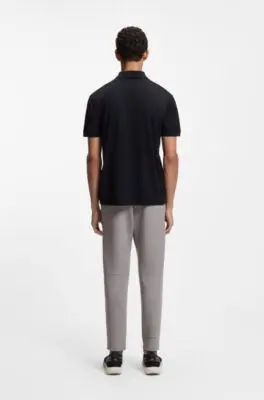 BOSS Paddy Polo Shirt With Engineered Stripe