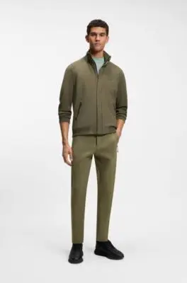 BOSS Porsche X Track Pants With Tonal Reflective Branding - Light Green