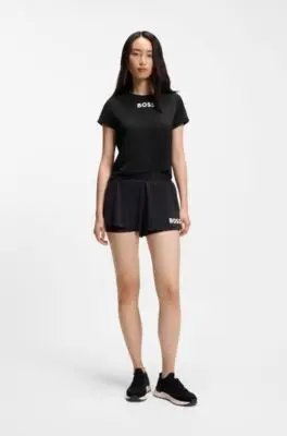BOSS Stretch-jersey T-shirt With Logo