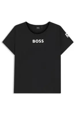 BOSS Stretch-jersey T-shirt With Logo